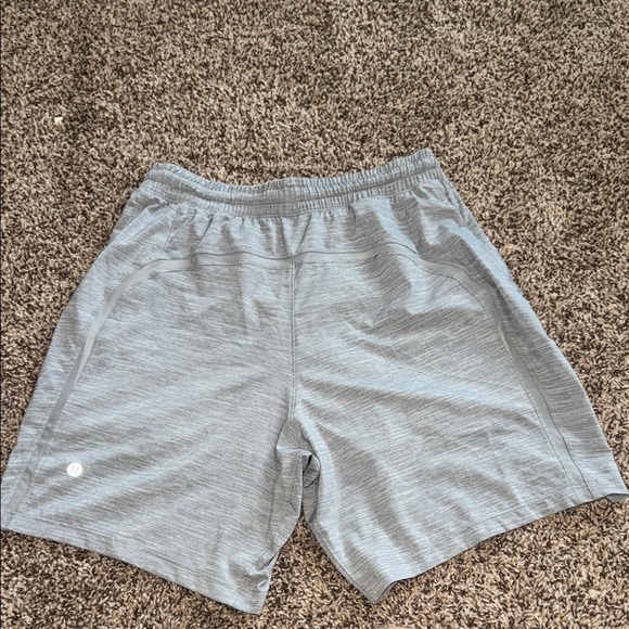 lululemon athletica | Shorts | Lululemon Athletica Gray Athletic Shorts ...